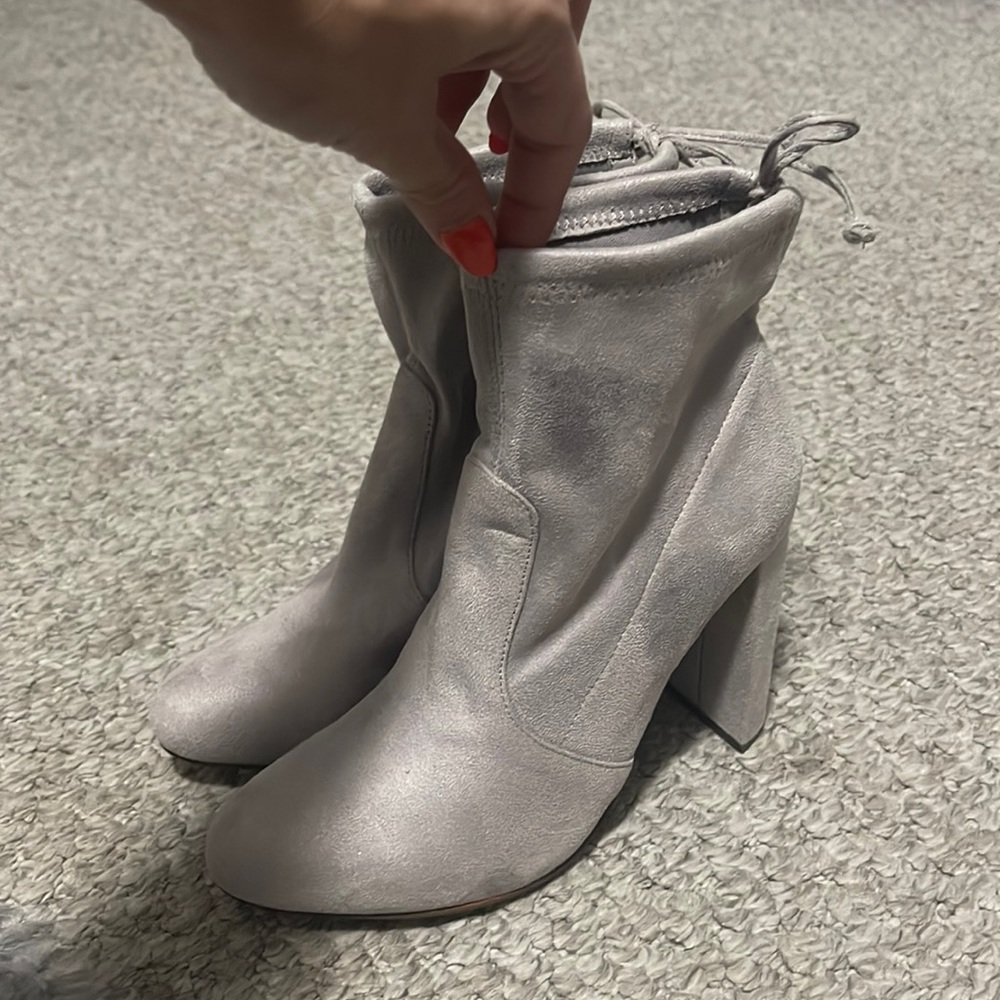 Grey Booties - Gem